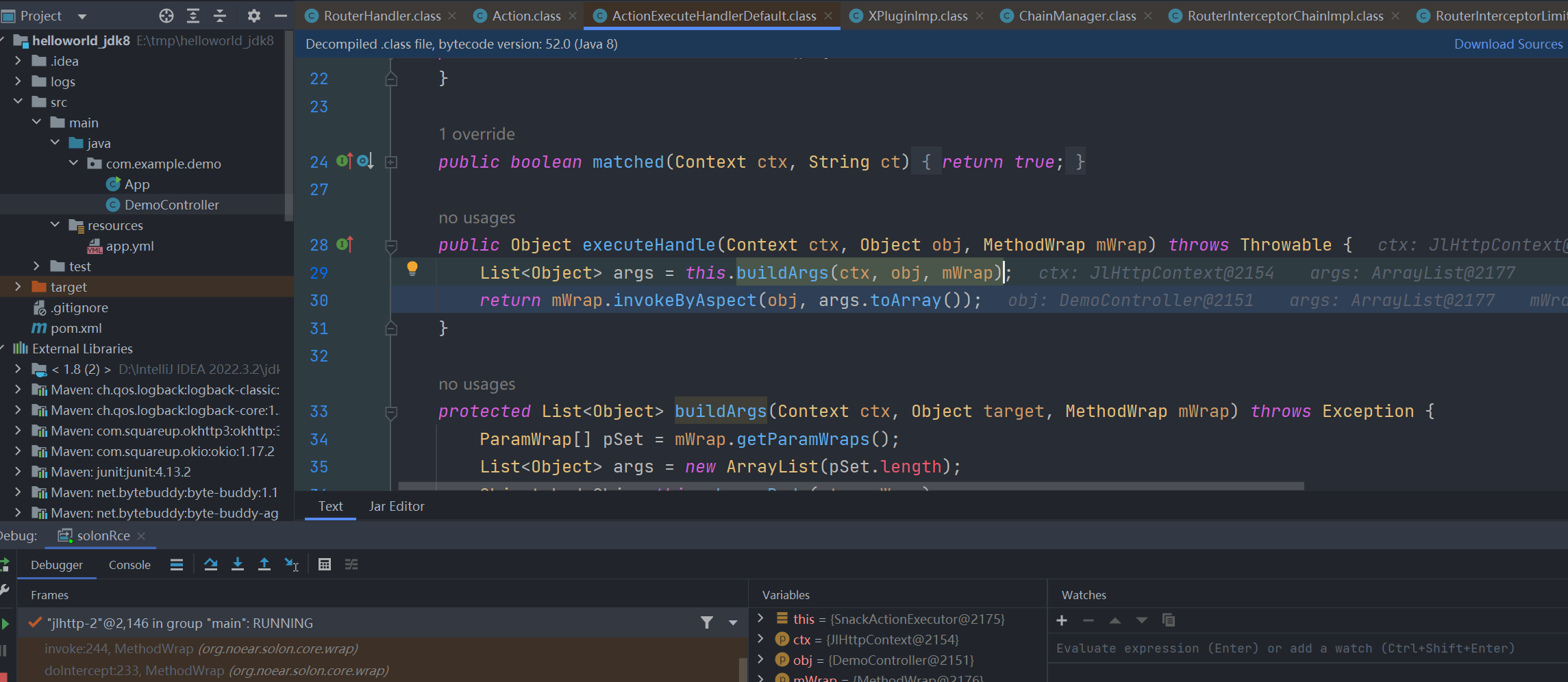 国产web框架Solon-v2.5.11RCE漏洞